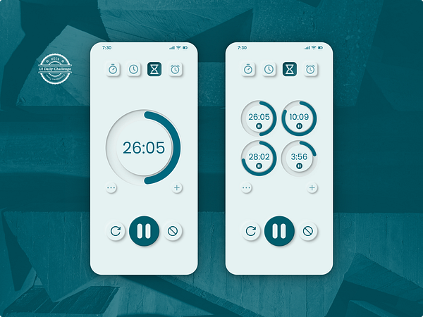 Countdown Timer - UX/UI Design by Robin Drapeau on Dribbble