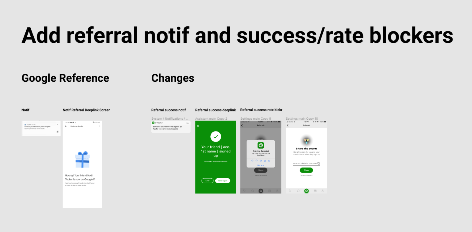 Sprocket iOS Referral Success Notif by 7 for Retrographic on Dribbble