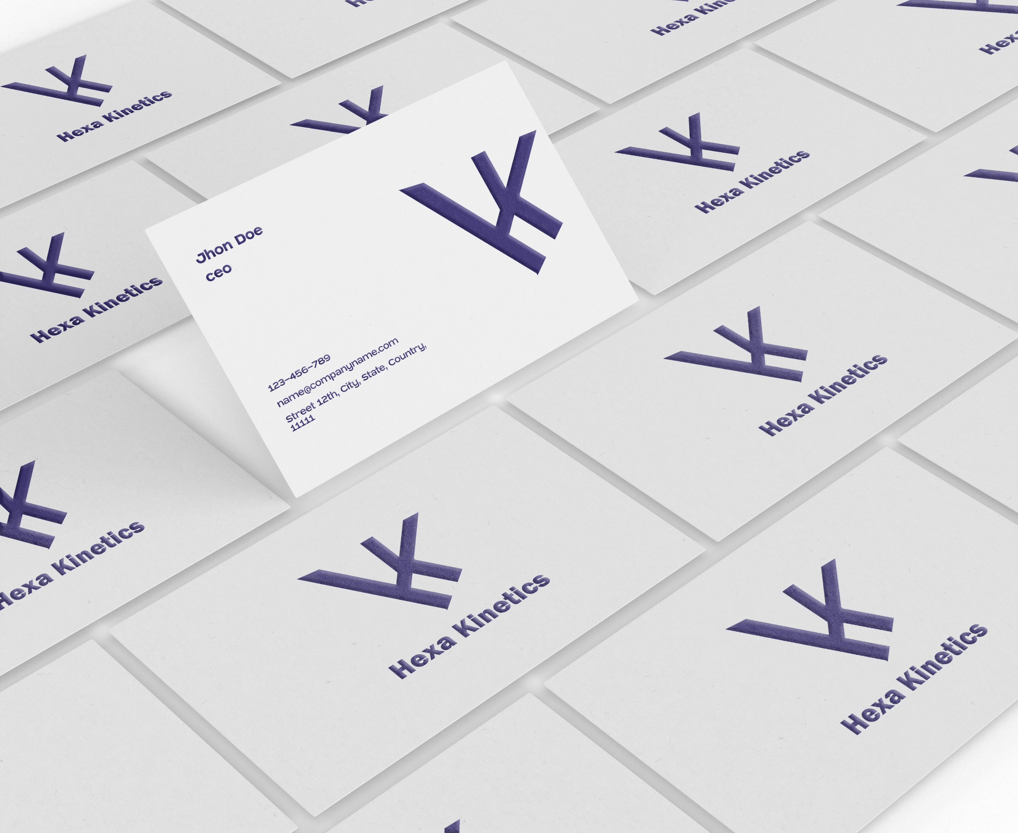 Hexa Kinetics Logo | Brand Identity | Logo Design by HOSSEN KADER ...