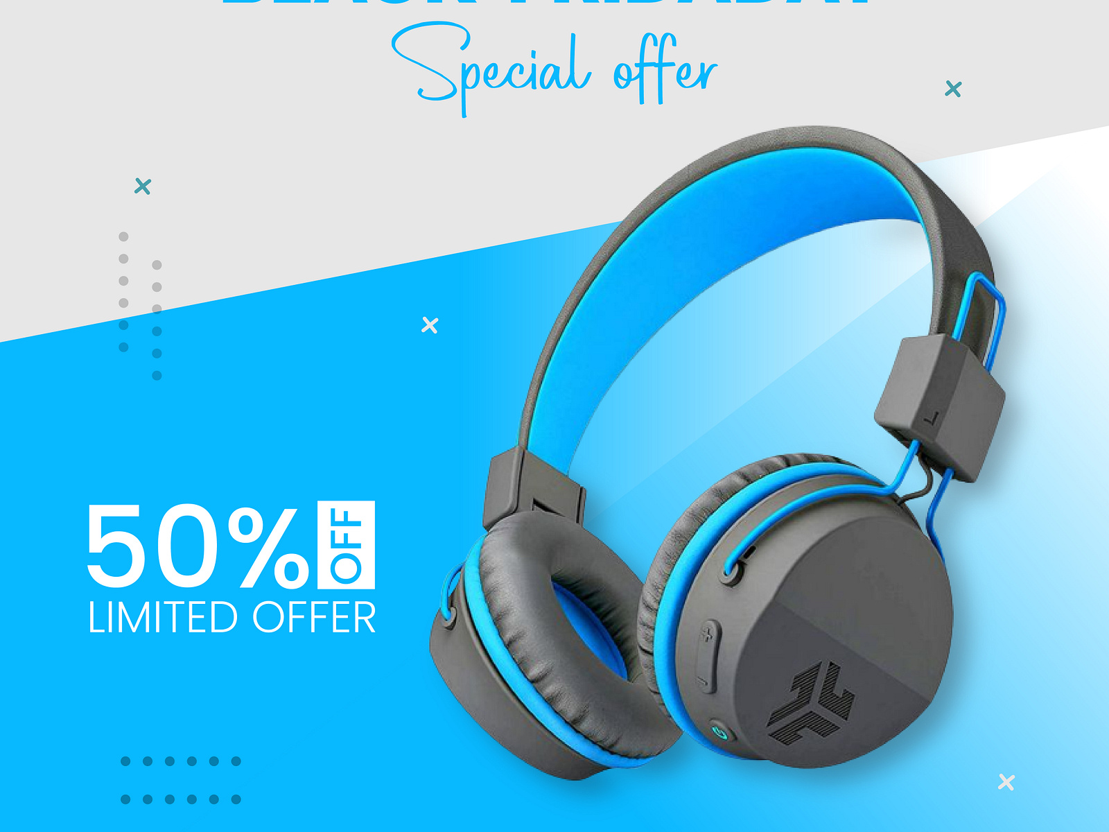 Social media post headphone poster design.. by Rakib Ansari on Dribbble