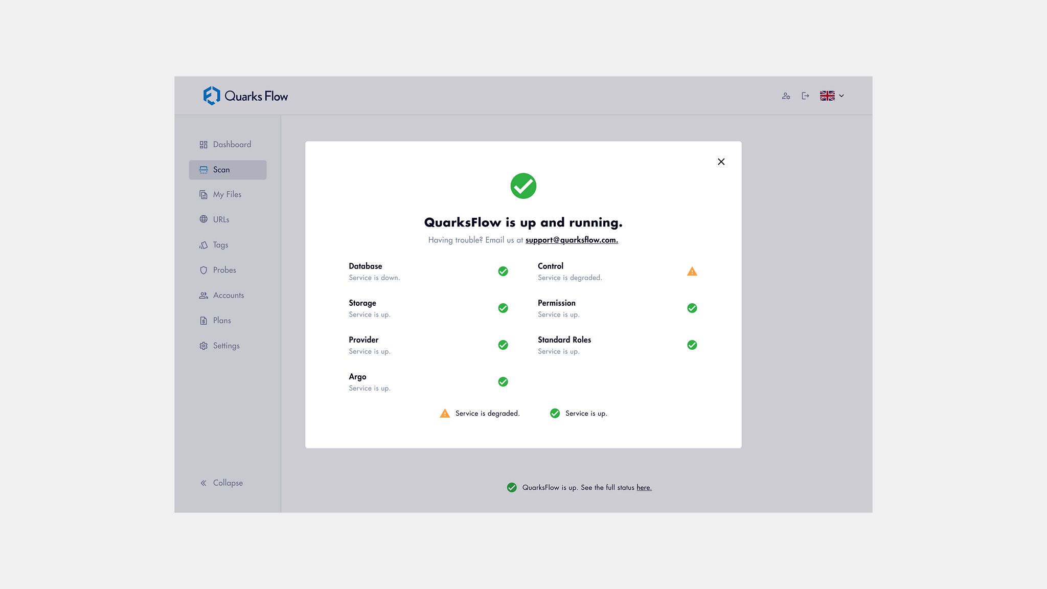 Platform Status [QF] by Danut Mihalca on Dribbble