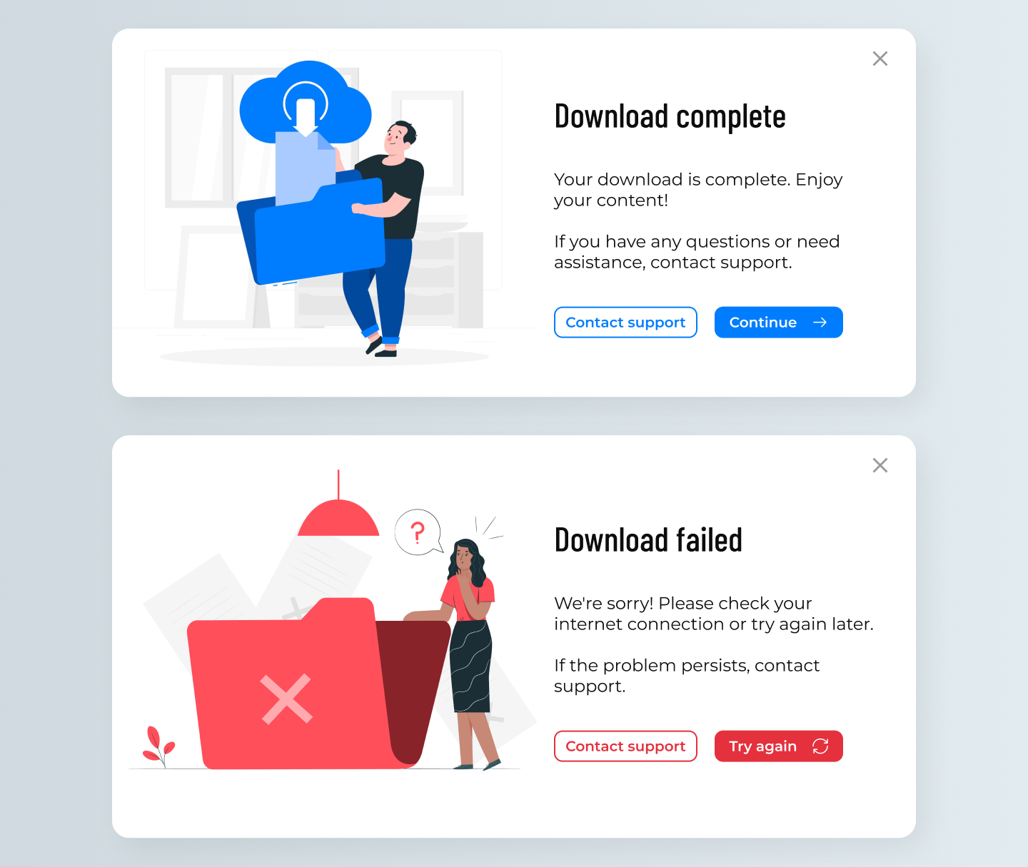 Daily UI Challenge | 011 | Flash messages by Oksana Shiyan on Dribbble Daily UI Challenge | 011 | Flash messages by Oksana Shiyan on Dribbble
