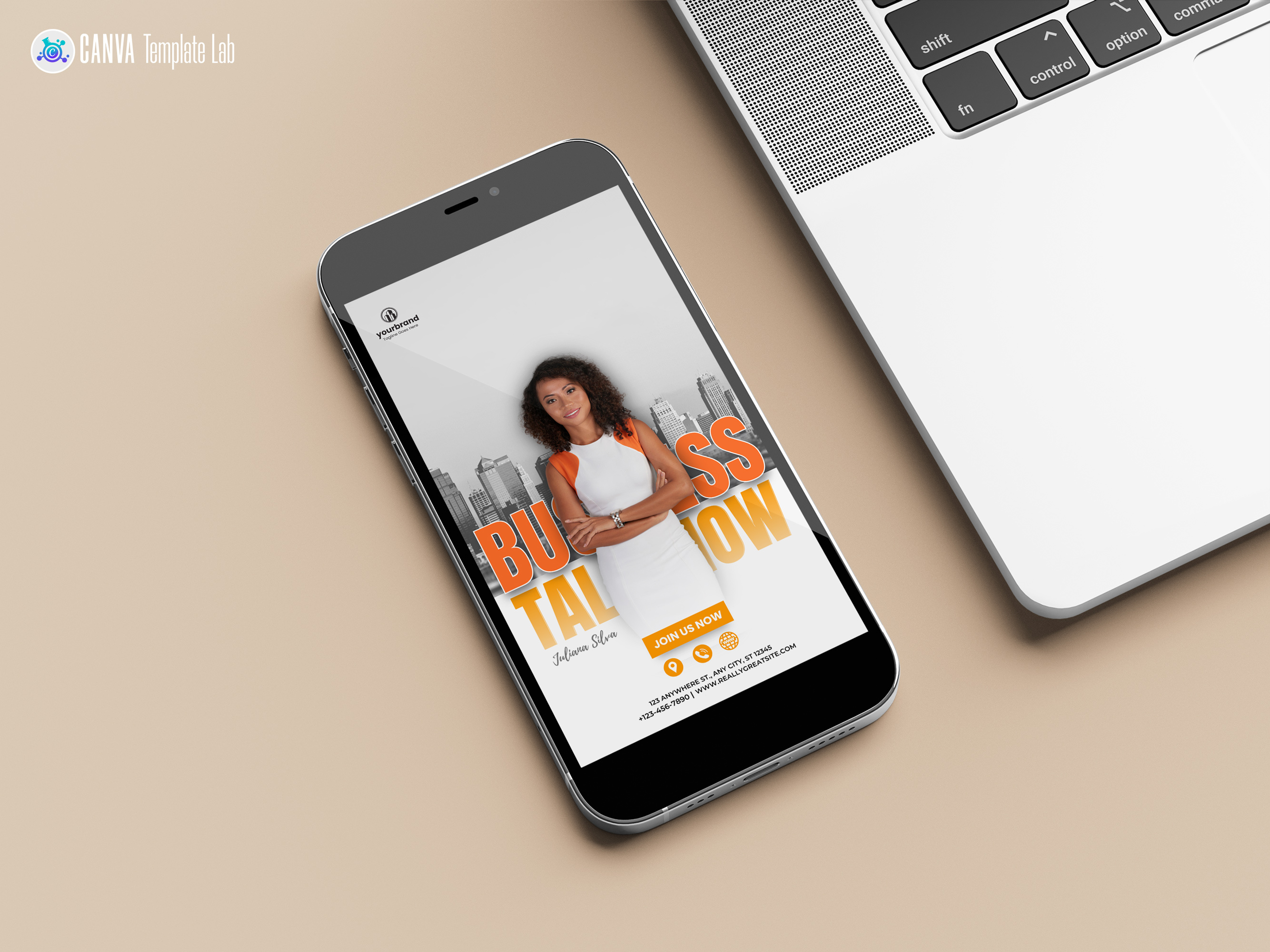 Animated Business Flyer canva template by Turnit Studio on Dribbble