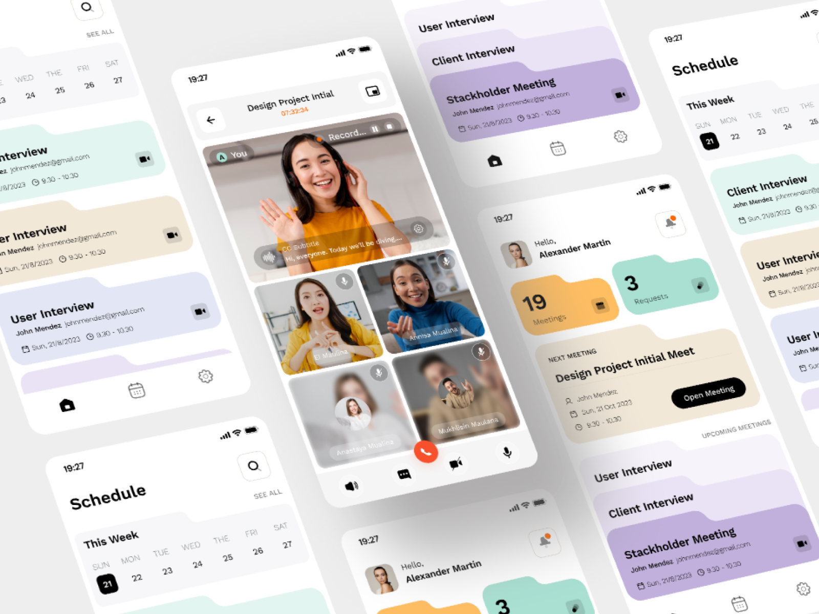 MeetHub - Meeting Schedule App by Vektora UIUX for Vektora on Dribbble