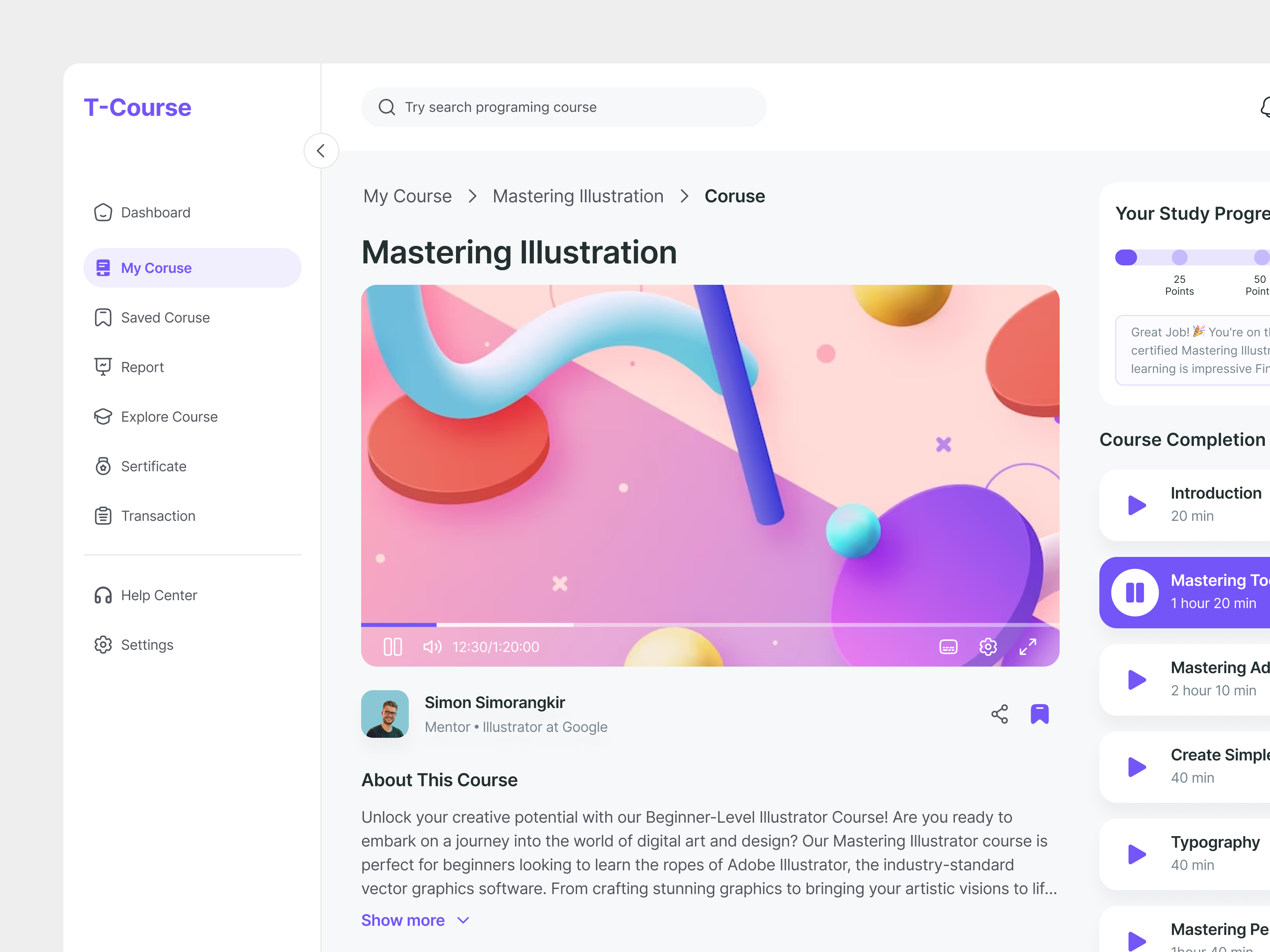 Browse thousands of Online Course images for design inspiration | Dribbble