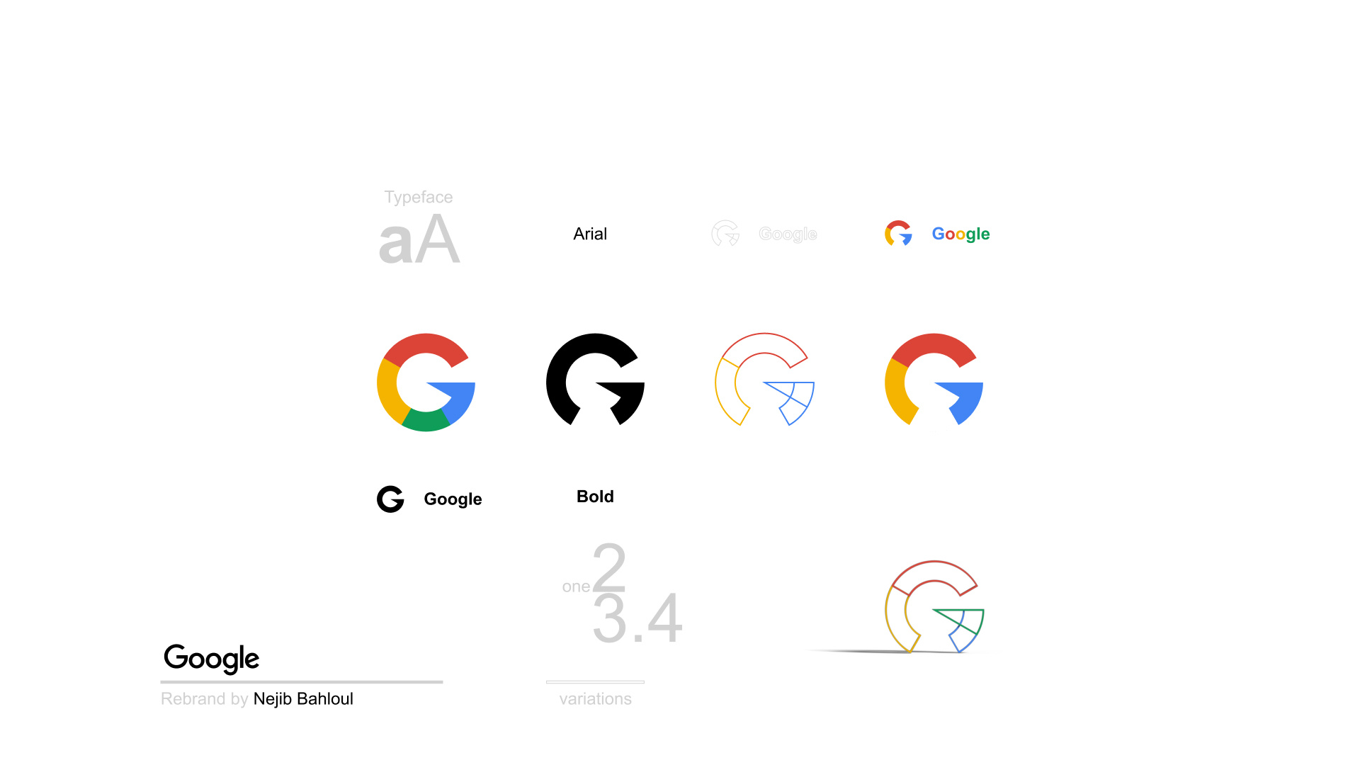 Google logo redesign by Nejibfx on Dribbble