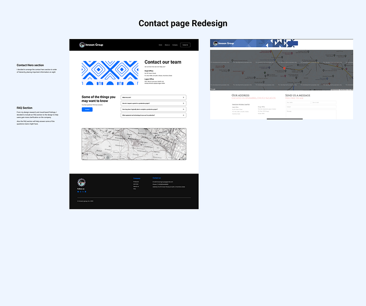 Redesign of a plastic industry landing page. by Blessing Kingsley on ...
