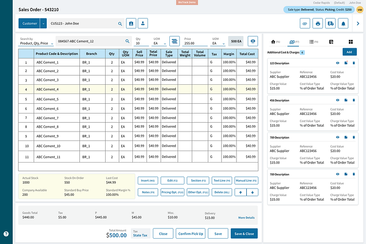 Sales Order UI/UX by Vimal on Dribbble