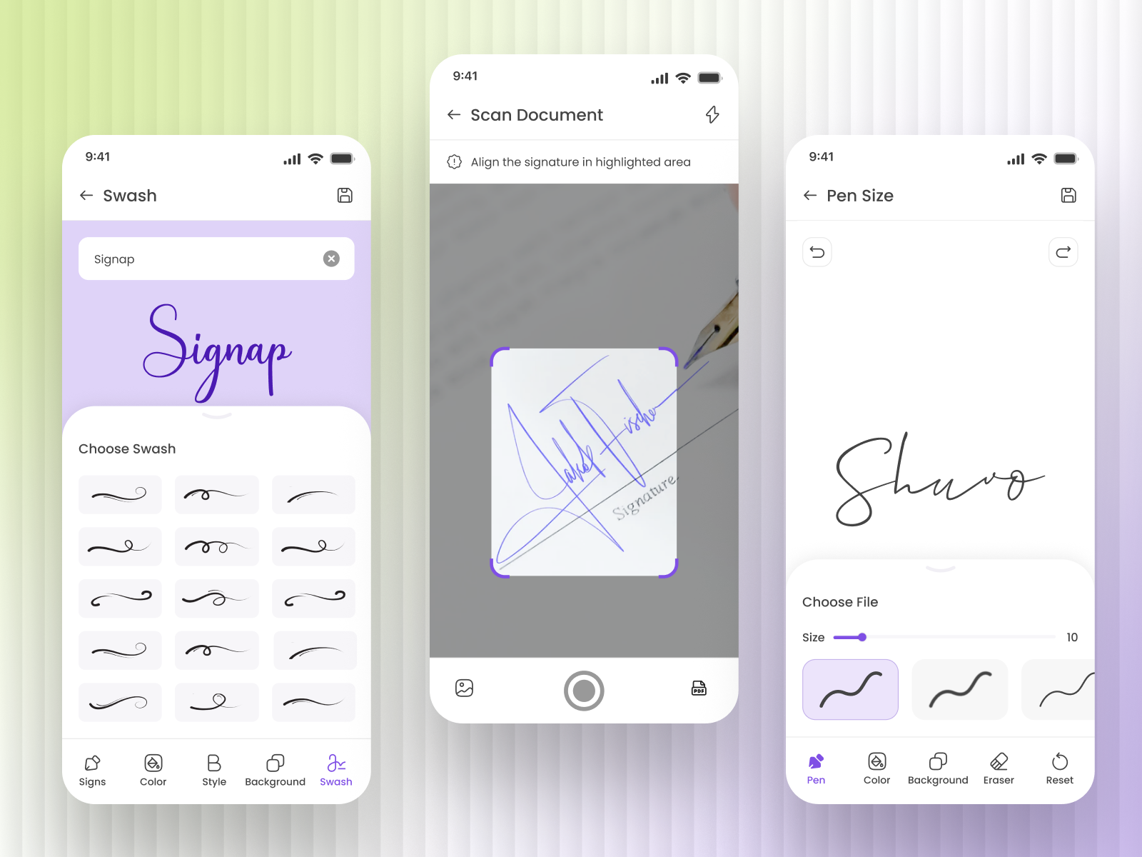 Digital Signature Mobile App Design by Shahriar Sultan on Dribbble