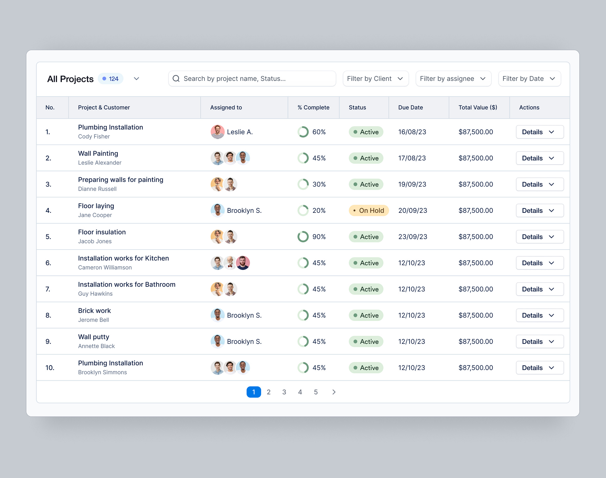 Simple Data table by Faruk Ahmed on Dribbble