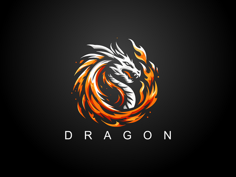 Dragon Logo by Austin Smith on Dribbble