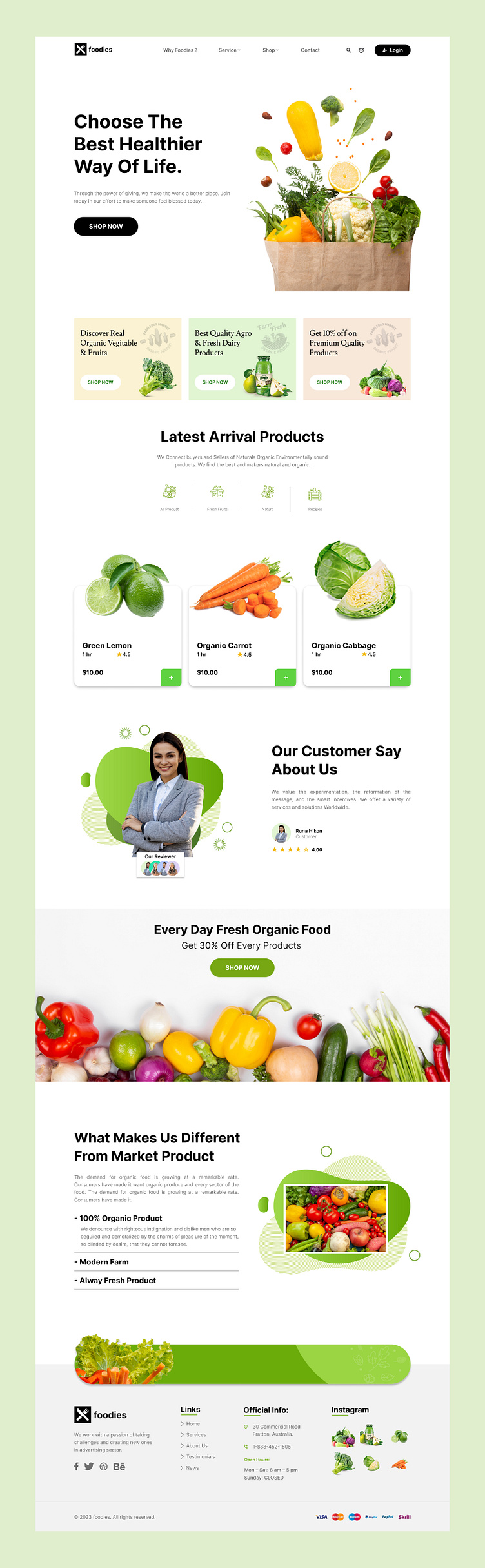 Grocery Website UI Design by Md Nasim Sarower on Dribbble
