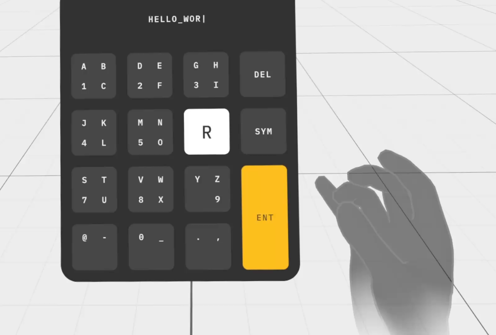 XR Keypad with Eye Tracking by Oleg Frolov on Dribbble