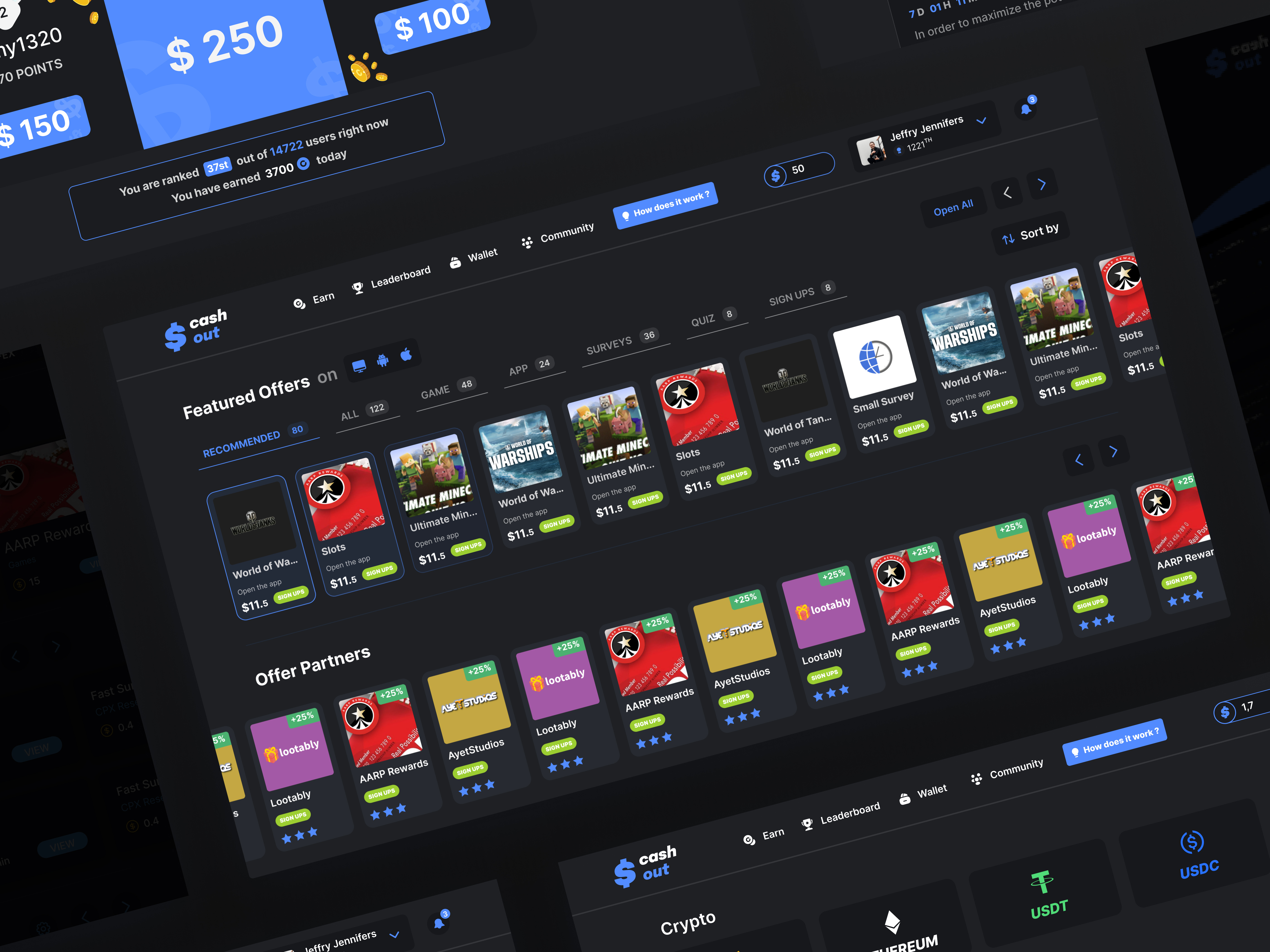 Cashout UX/UI Design Project by Ella Shteier for The Ash Design on Dribbble