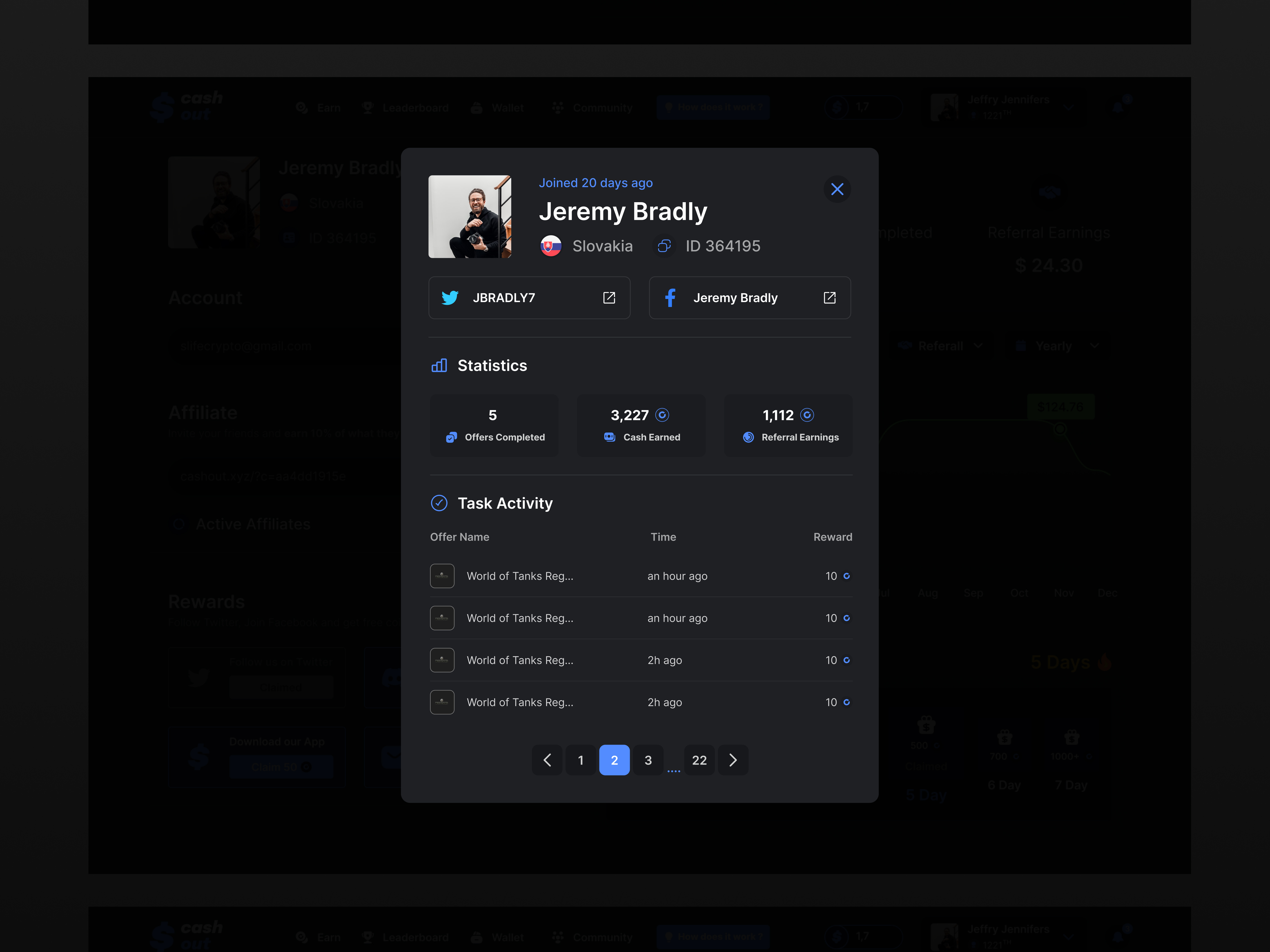 Cashout UX/UI Design Project by The Ash Product for The Ash Design on ...