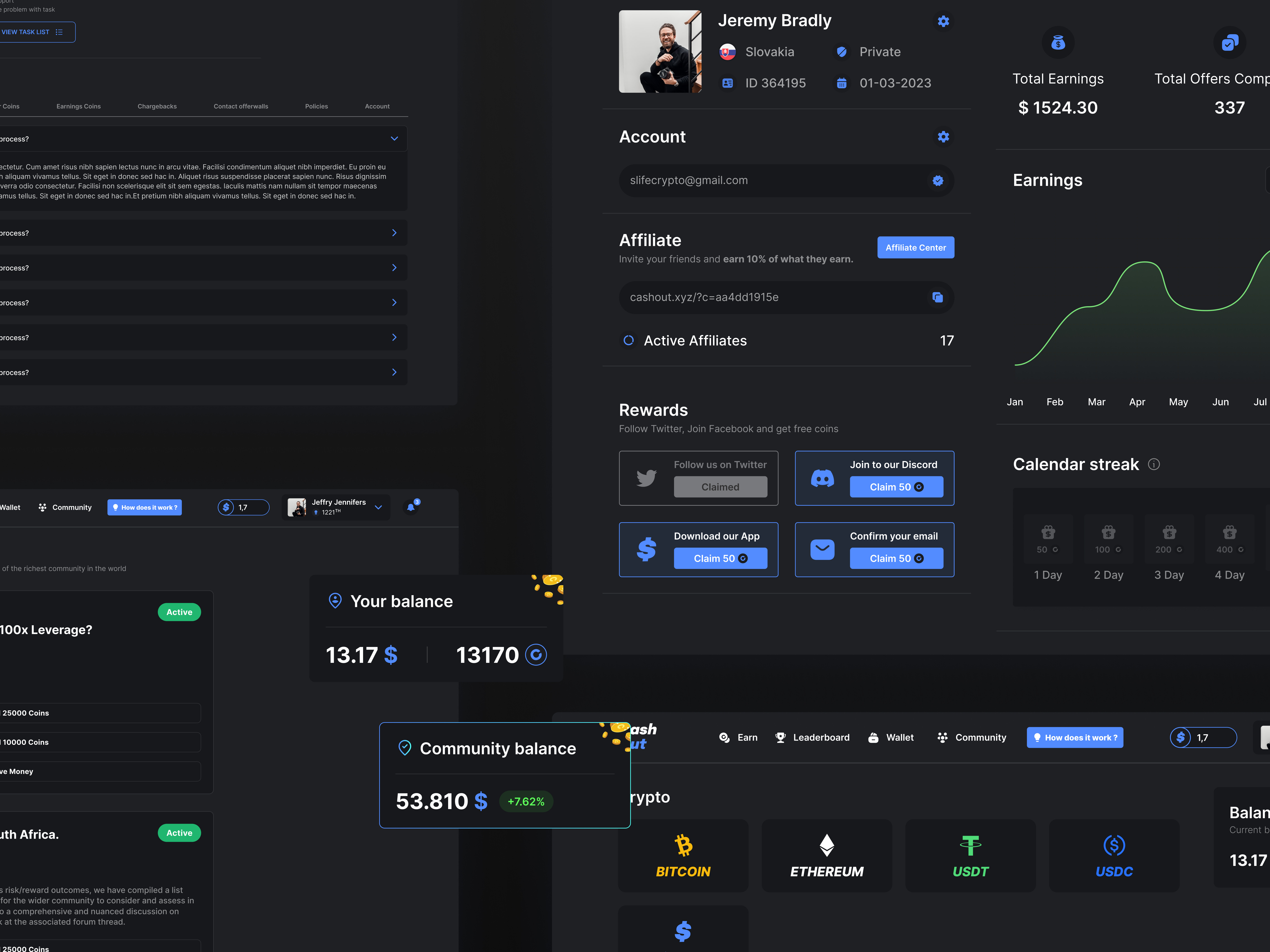 Cashout UX/UI Design Project by Ella Shteier for The Ash Design on Dribbble
