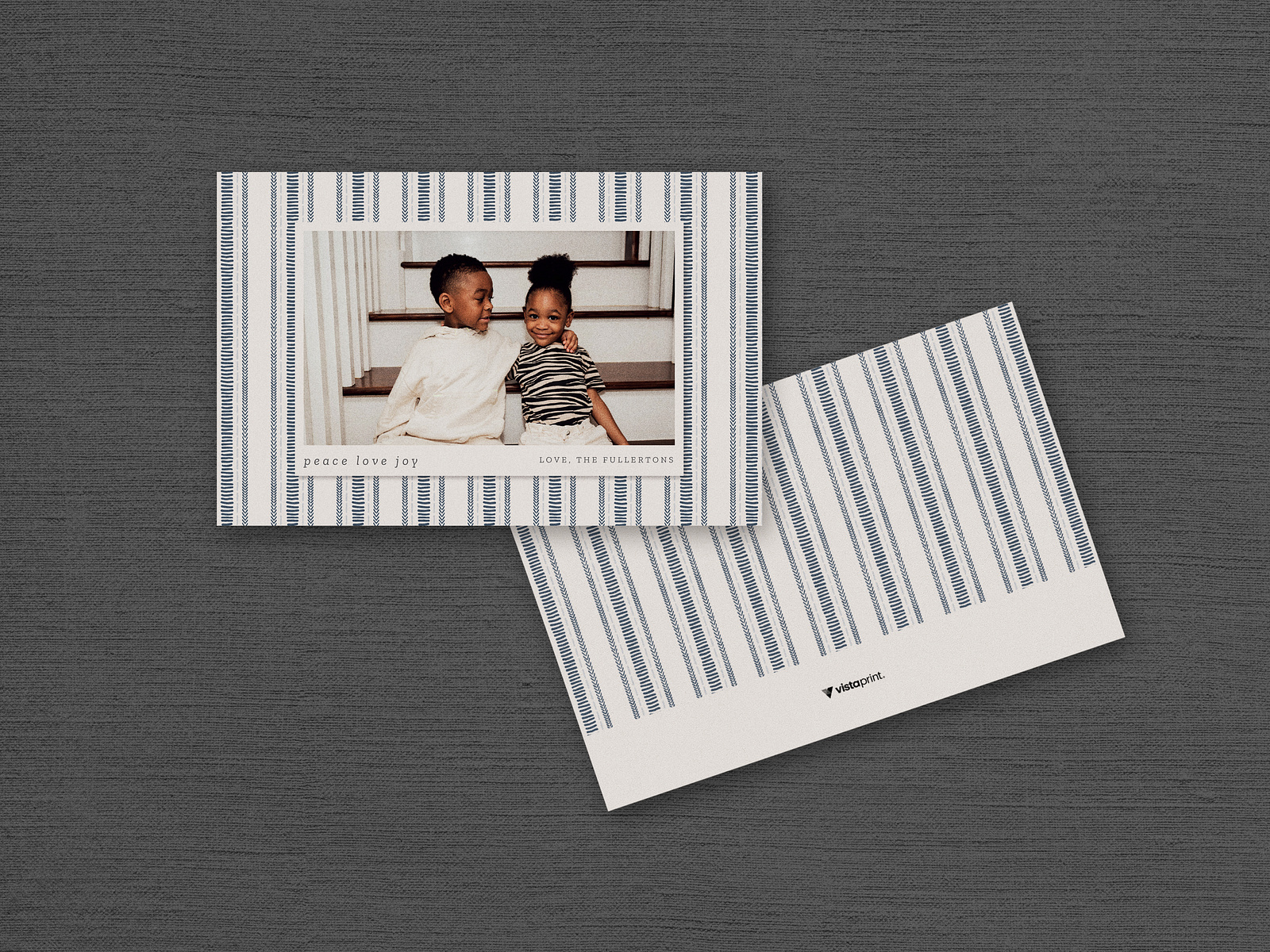 Holiday Card / Farm House Stripes by Vista Product Creation on Dribbble