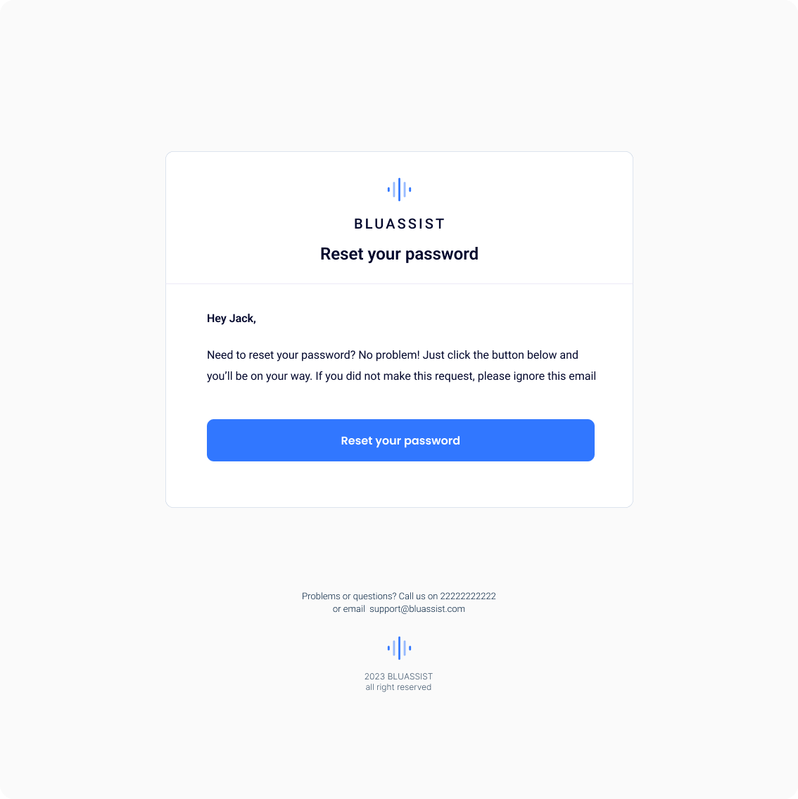 Reset Password - Email Template by Tihitena Mesfin on Dribbble