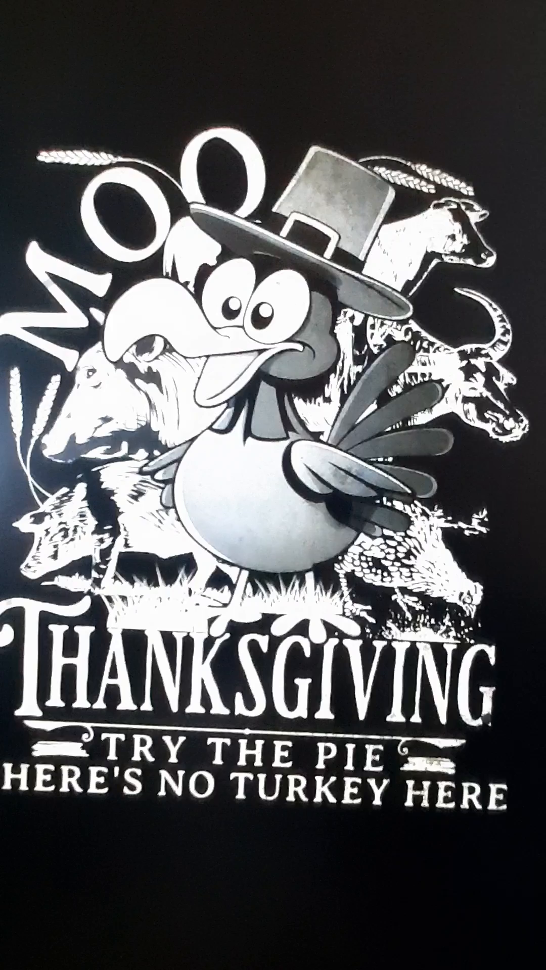 Turkey Moo Funny Thanksgiving Costume Shirt Design by ALCOSHIRTS on ...