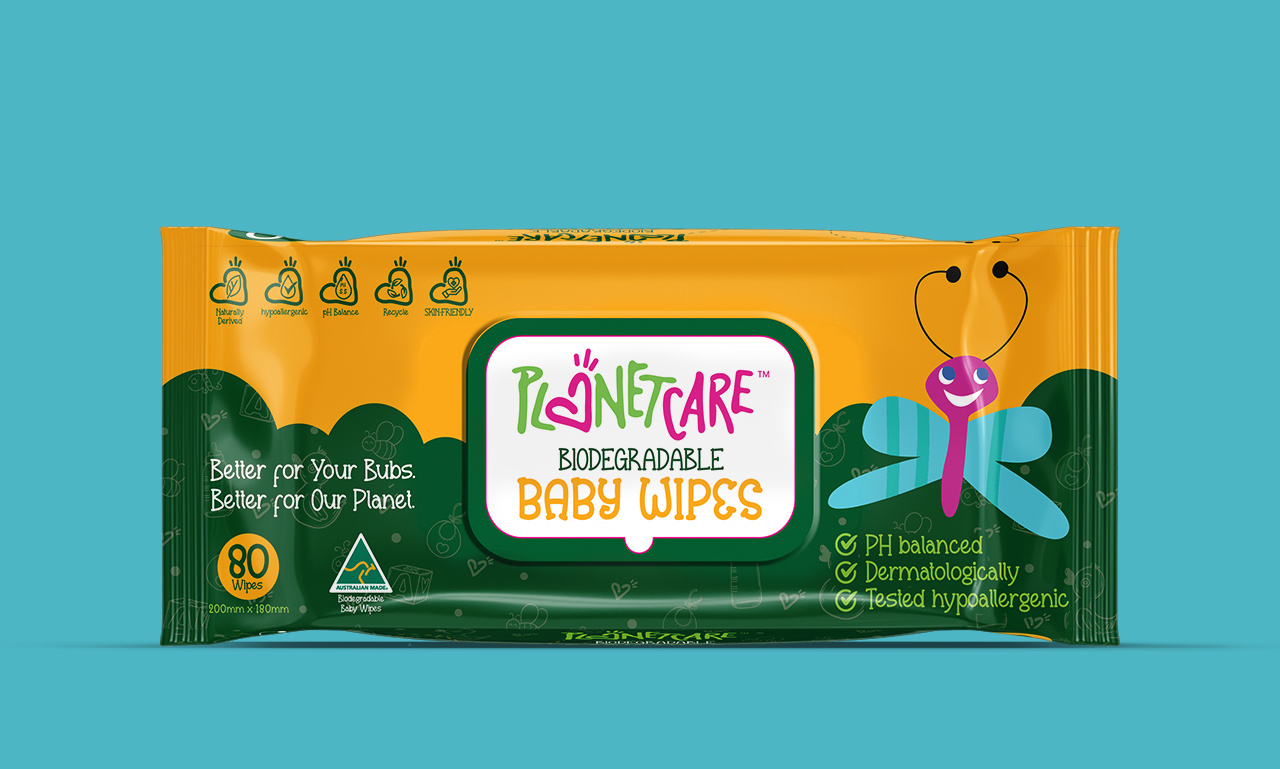 Baby Wipes packaging by Ramish Nayab on Dribbble