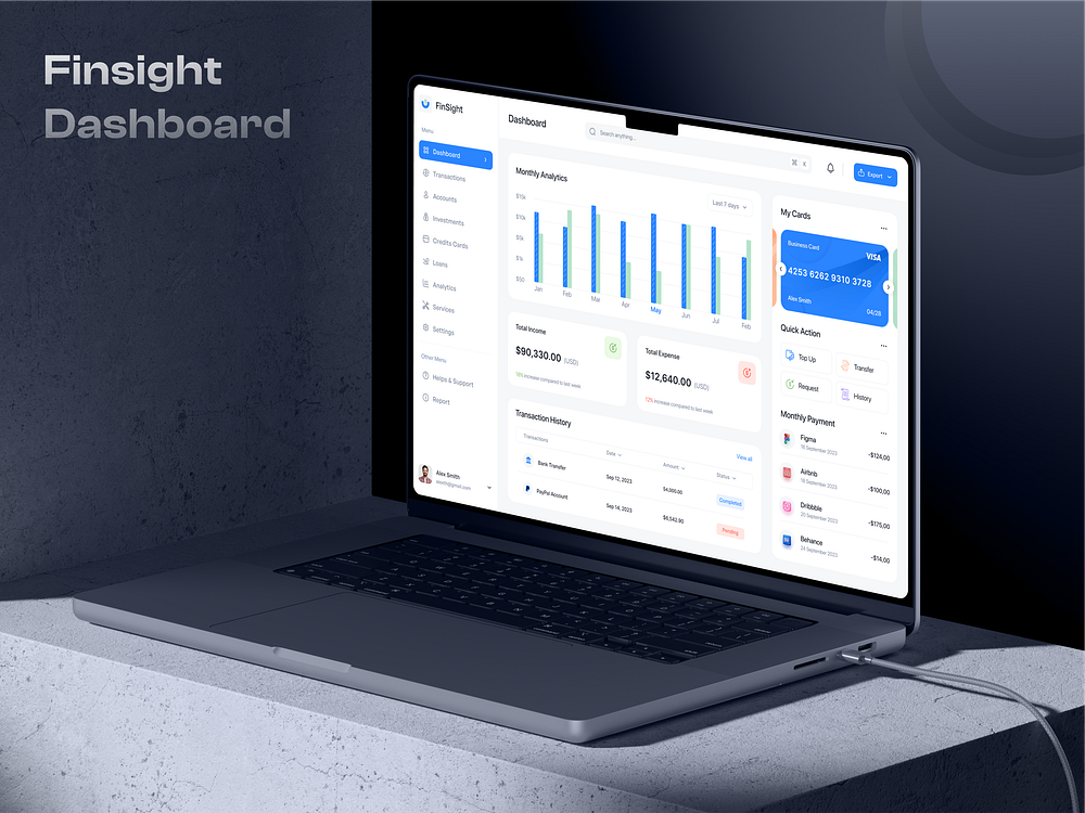 Wallet Dashboard designs, themes, templates and downloadable graphic ...