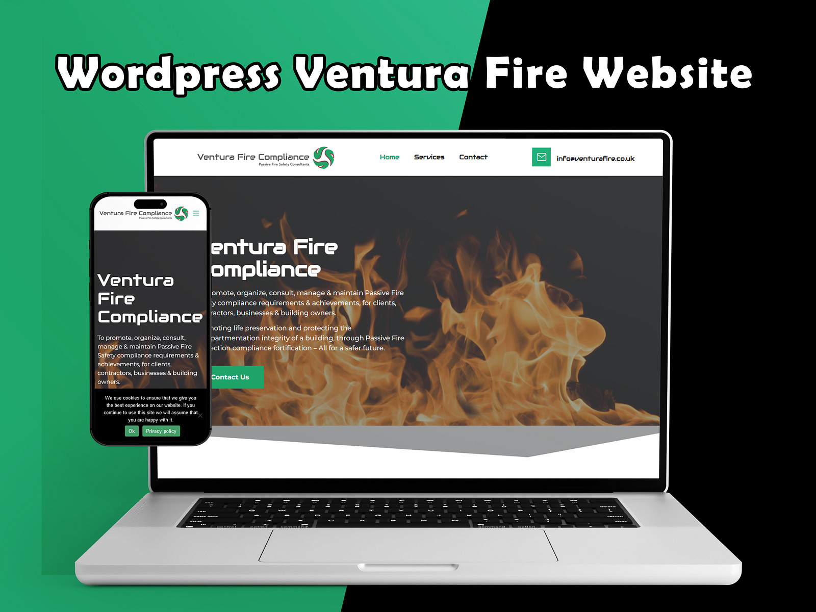 Wordpress Ventura Fire Website by ADS - Asia Design Studio on Dribbble