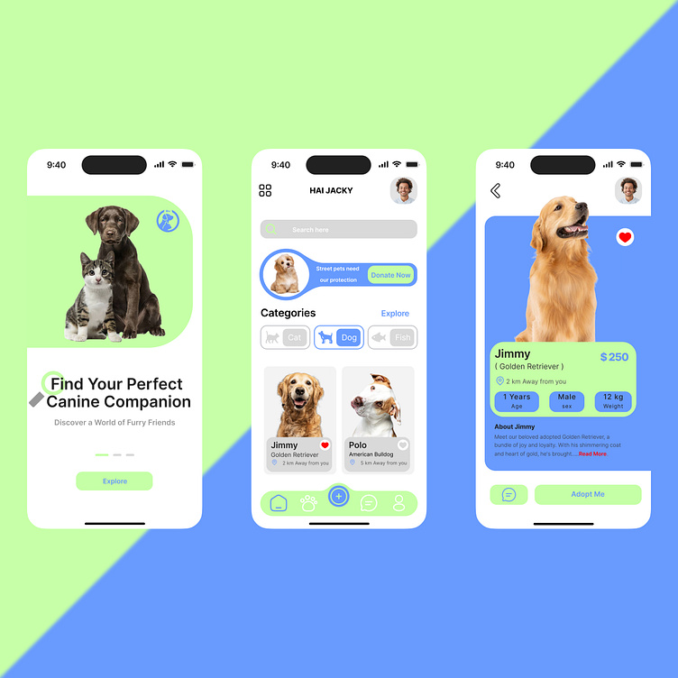PET APP UI DESIGN by madhan ui ux on Dribbble