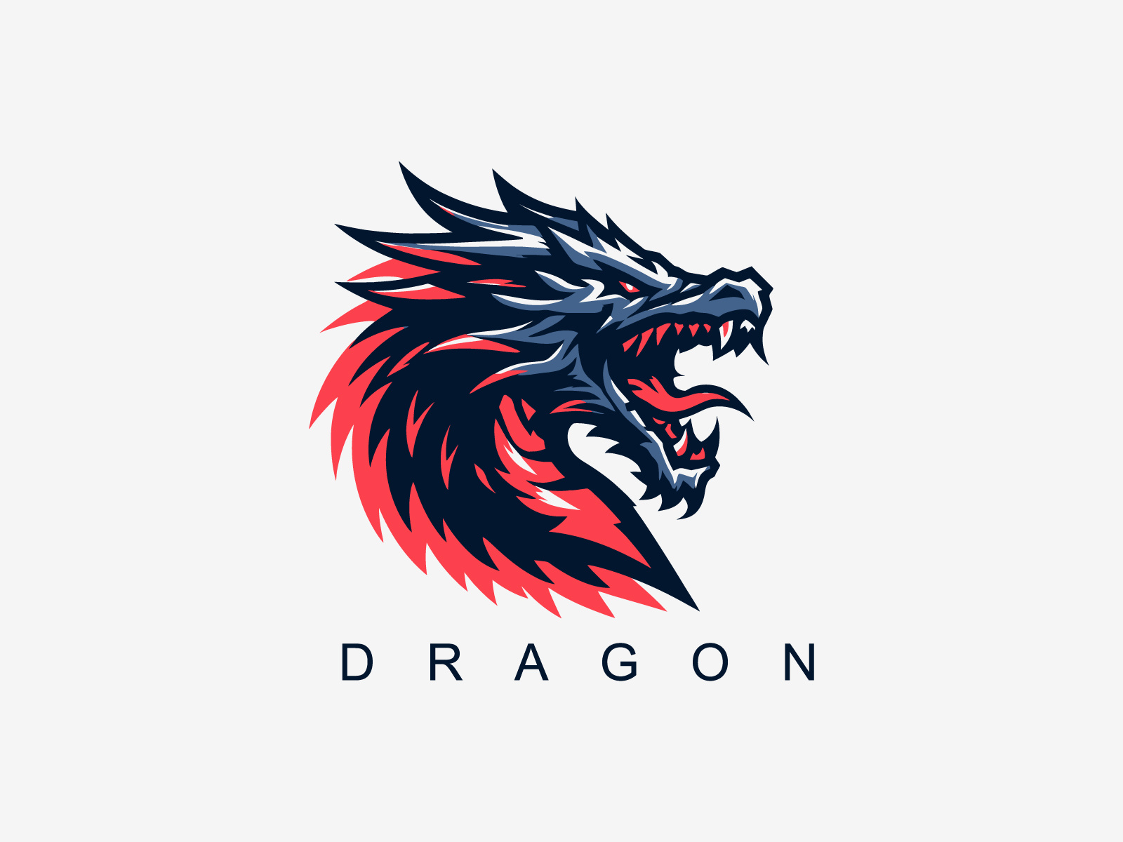 Dragon Logos Design Modern Dragon Head Logo | Scalebranding