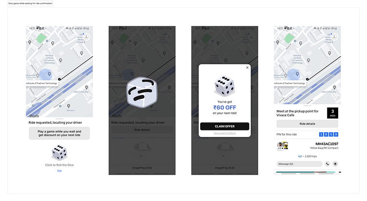 Gamifying Ride Confirmation 'Wait Time' in Uber by Jahanvi Singh on ...