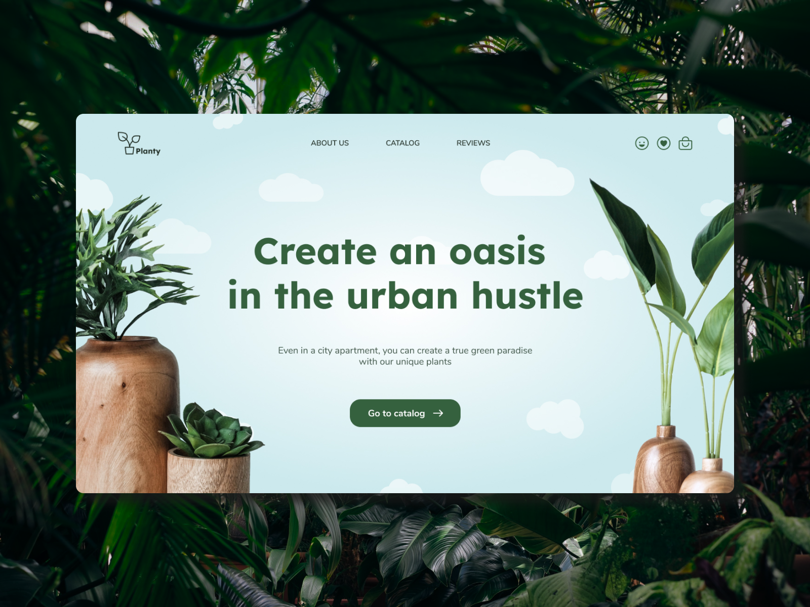 Concept for a plant store🪴 by Danata on Dribbble