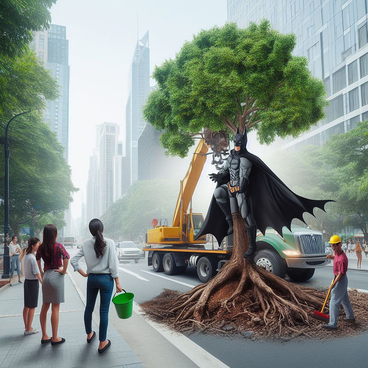 Tree Relocation Advertisement by Jade Bender on Dribbble
