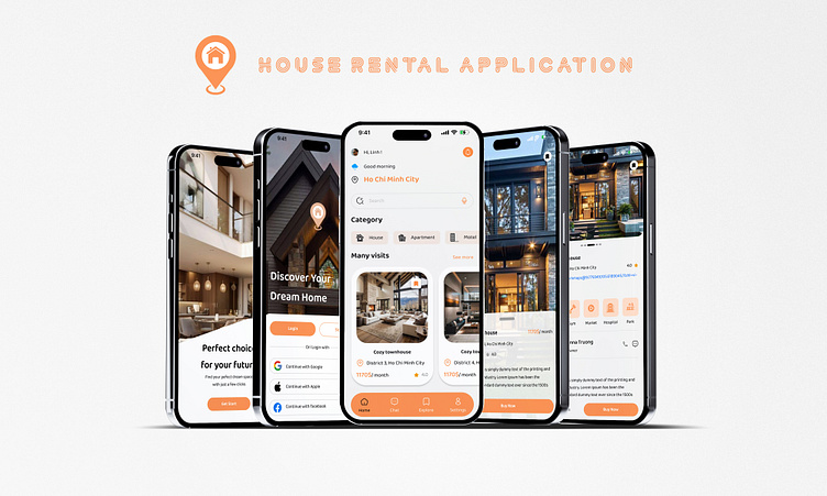 House rental application by Trương Trịnh Nhật Linh on Dribbble