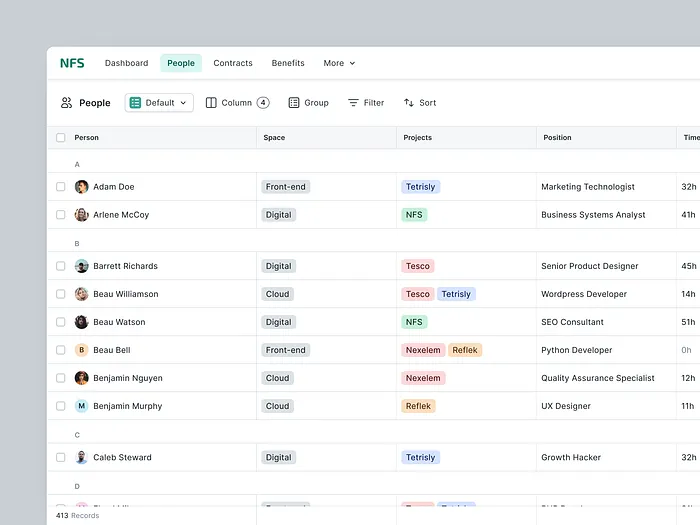 Browse thousands of Table View images for design inspiration | Dribbble
