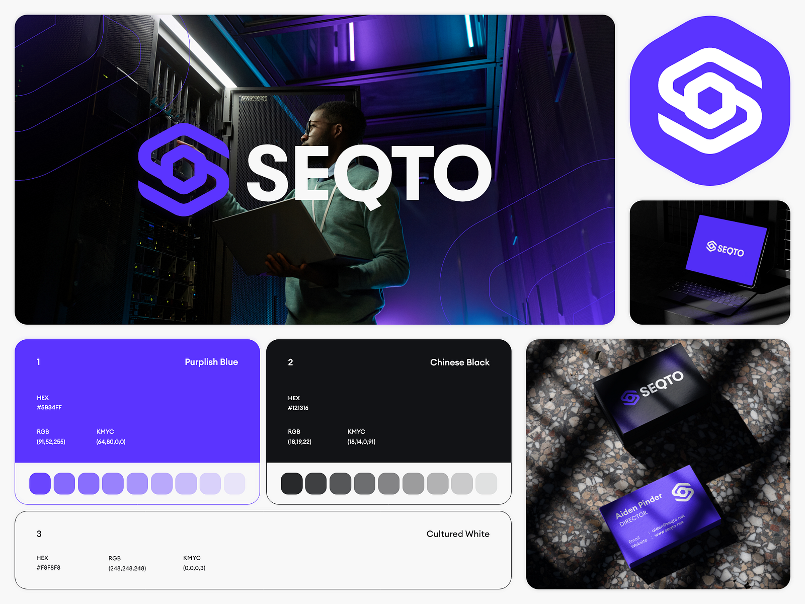 SEQTO Hosting Company Logo Design by docy on Dribbble