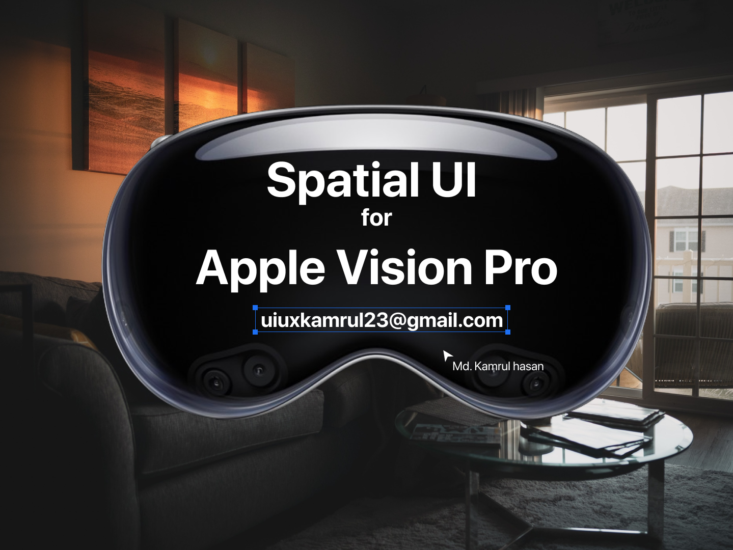 Spatial UI for Apple Vision Pro by Md. Kamrul Hasan on Dribbble