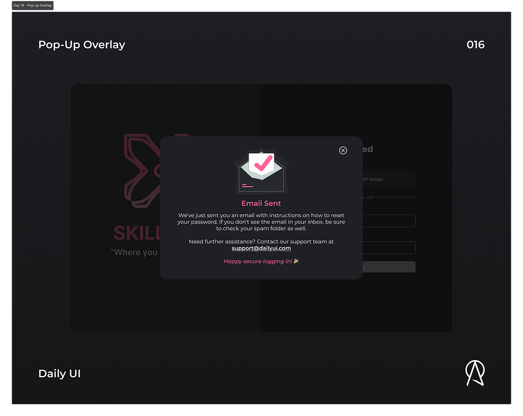 Daily UI - Pop-Up Overlay by Abdullah Qureshi on Dribbble