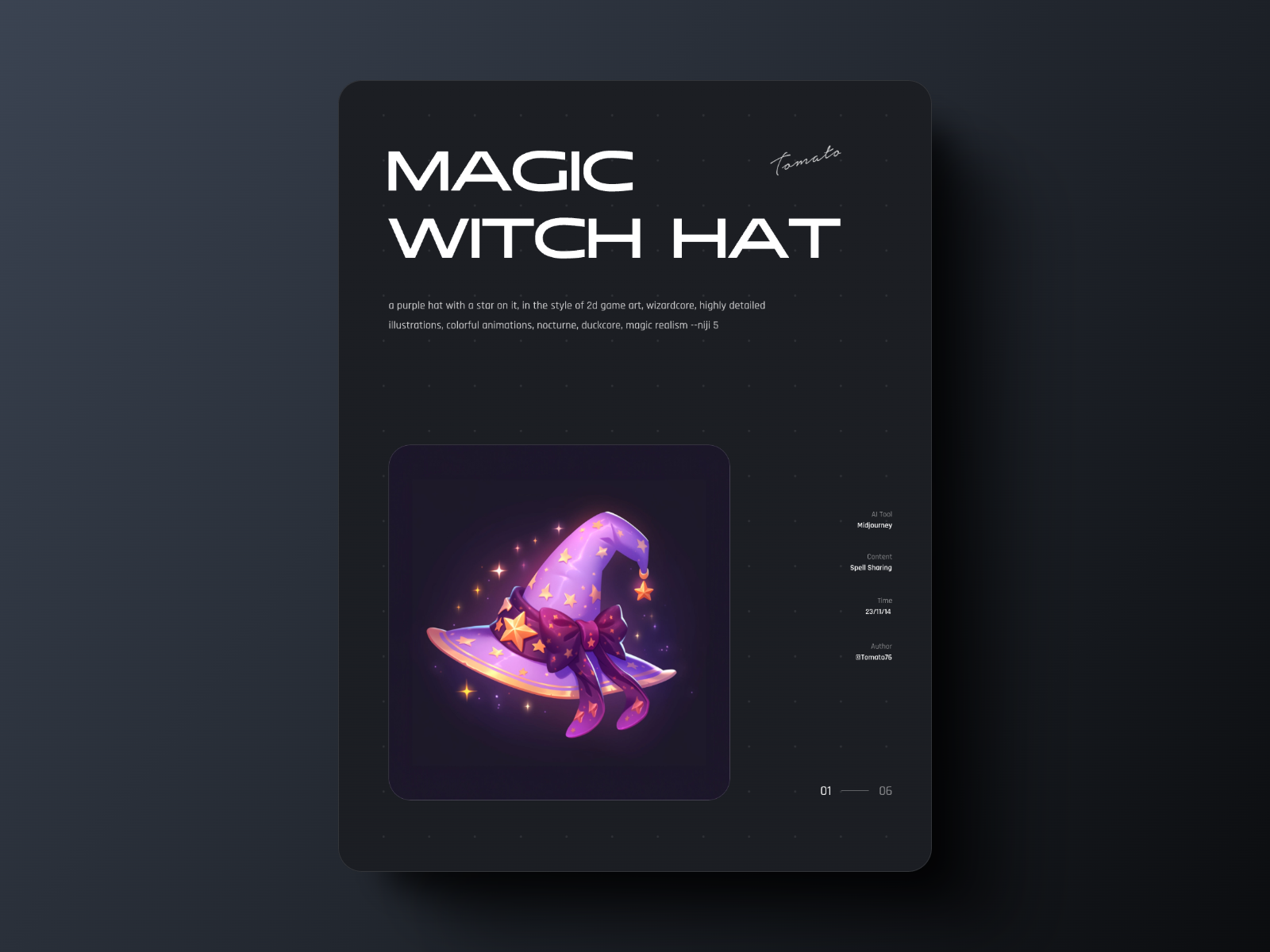 Magic wizard hat by Tomato76 on Dribbble