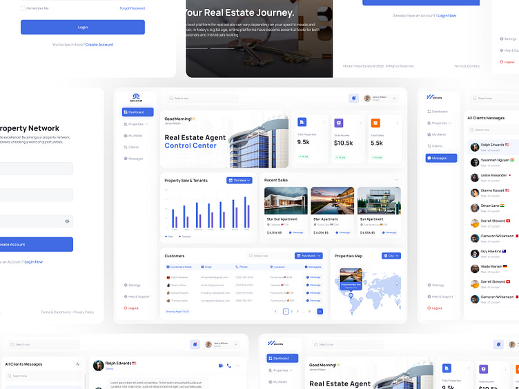 Real Estate UI Design Elegance by Backbencher Studio! by Backbencher UI ...