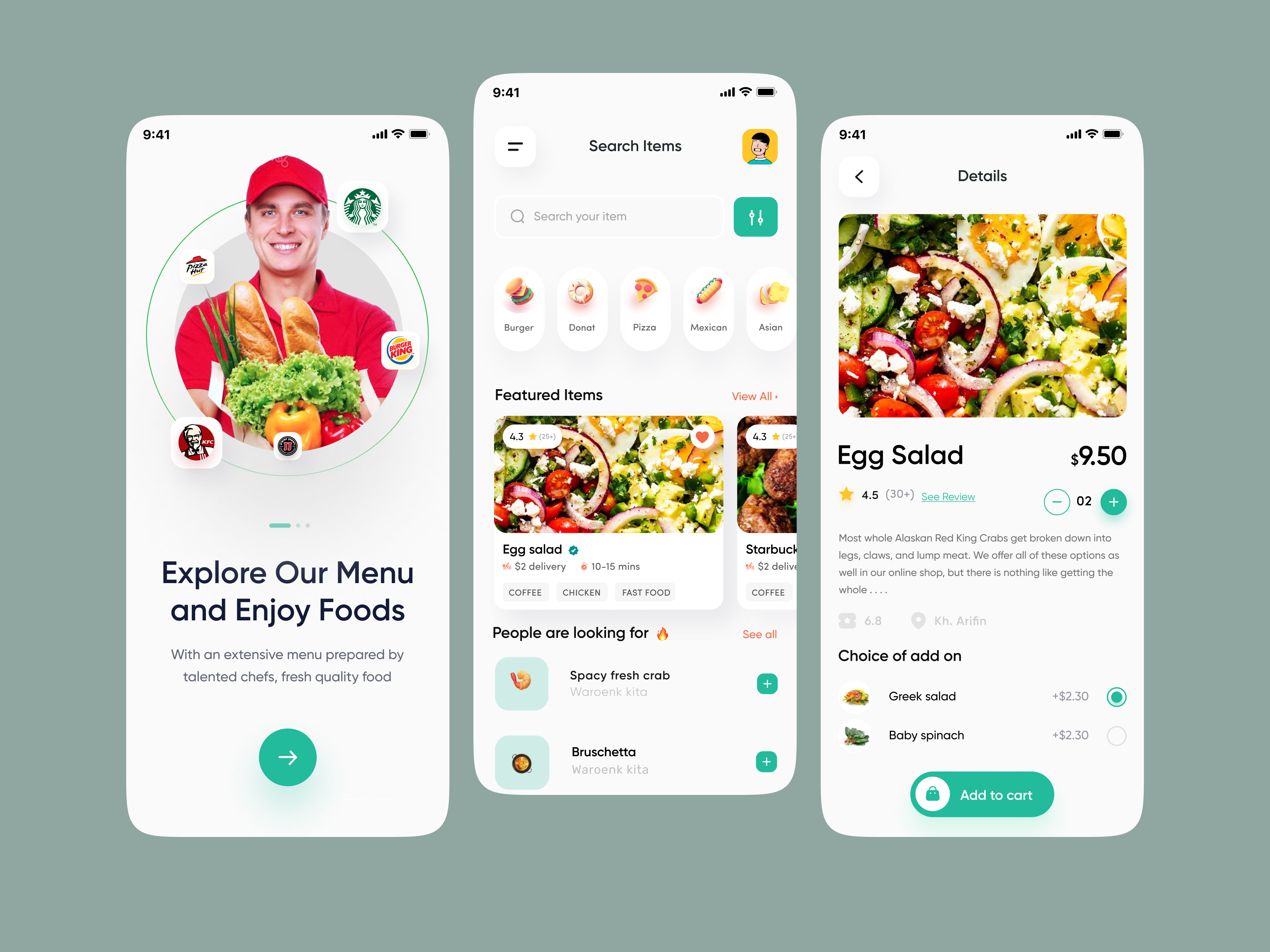 Food App 🍔🍻🍖 by Junaki 🌸 on Dribbble
