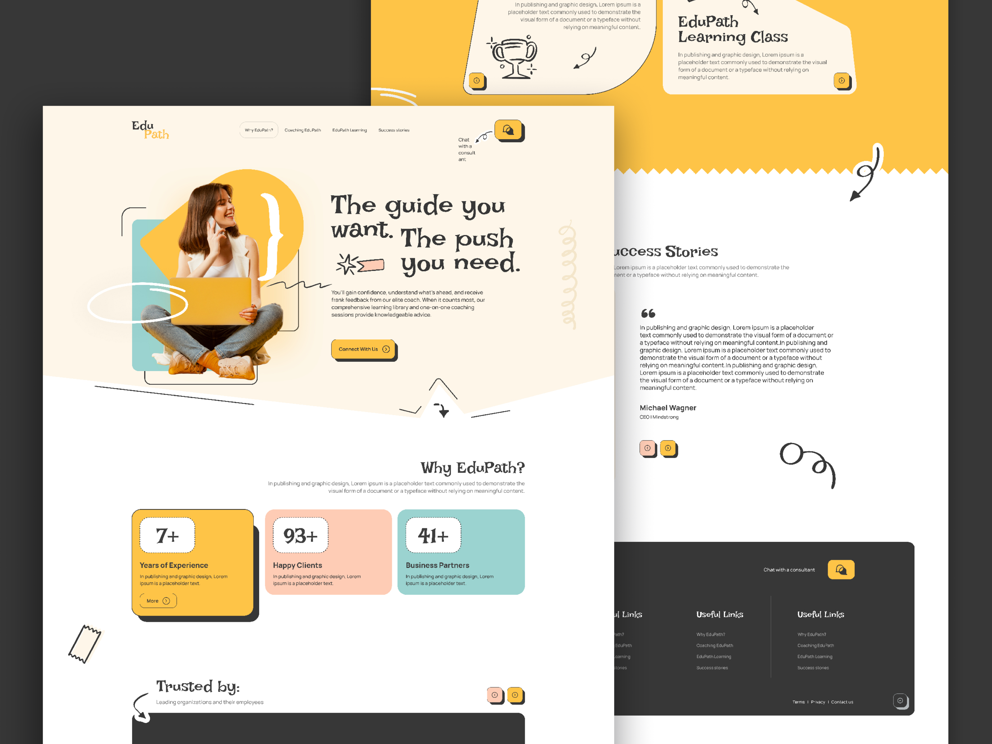 Education industry: EduPath Landing page by MC-Product for Master ...