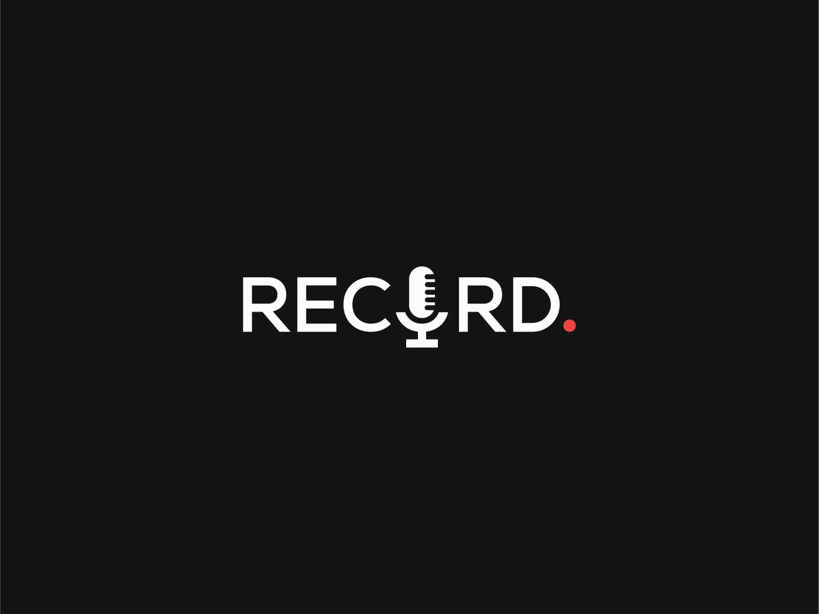 Record logo design | Letter mark by Mehedi Hasan on Dribbble