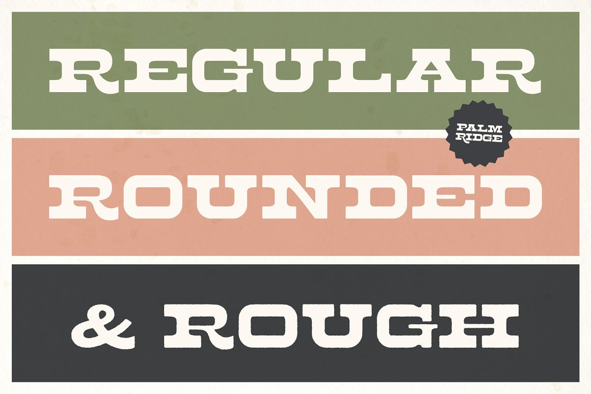 Palm Ridge Midcentury Southwest Font by Creative Font Template on Dribbble