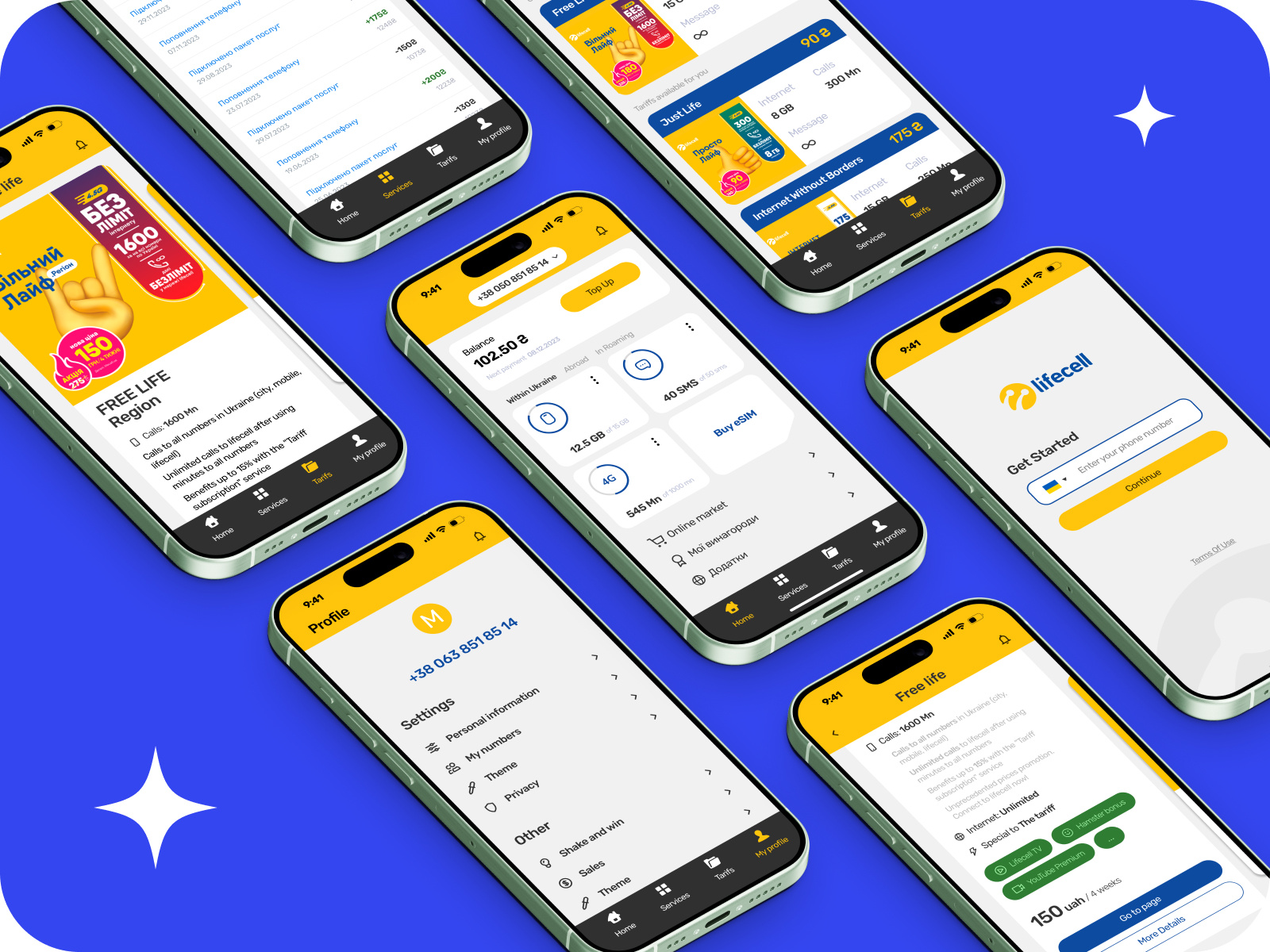 Lifecell Mobile App Redesign: A Fresh Look by Mykola Vyshnevskyi on Dribbble
