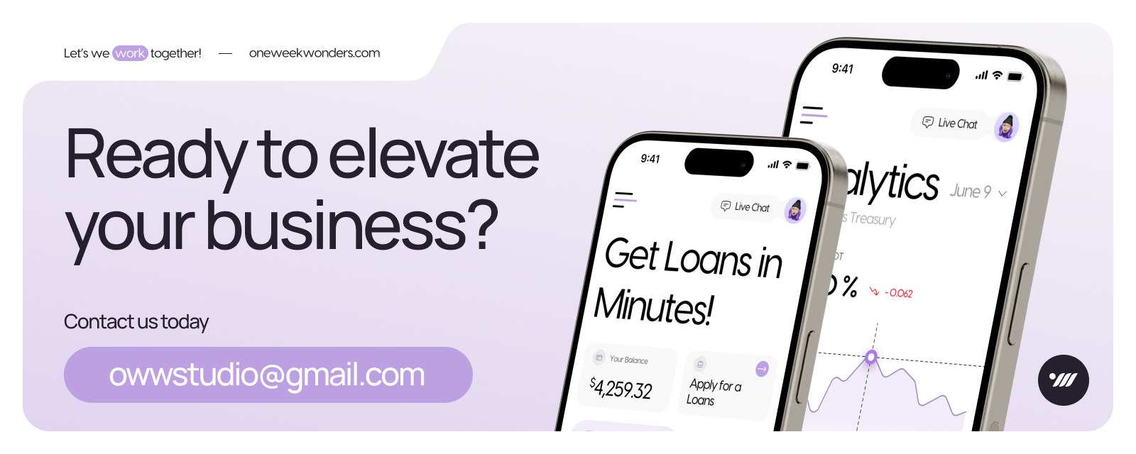 Loan Planner - Fintech Landing Page by Mirna Kusumawati for One Week ...