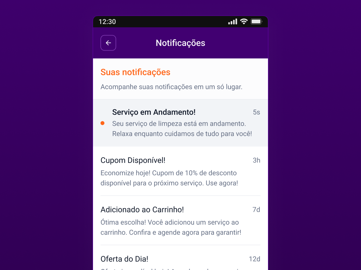 UI Design - Notifications by João Pedro (JP) on Dribbble