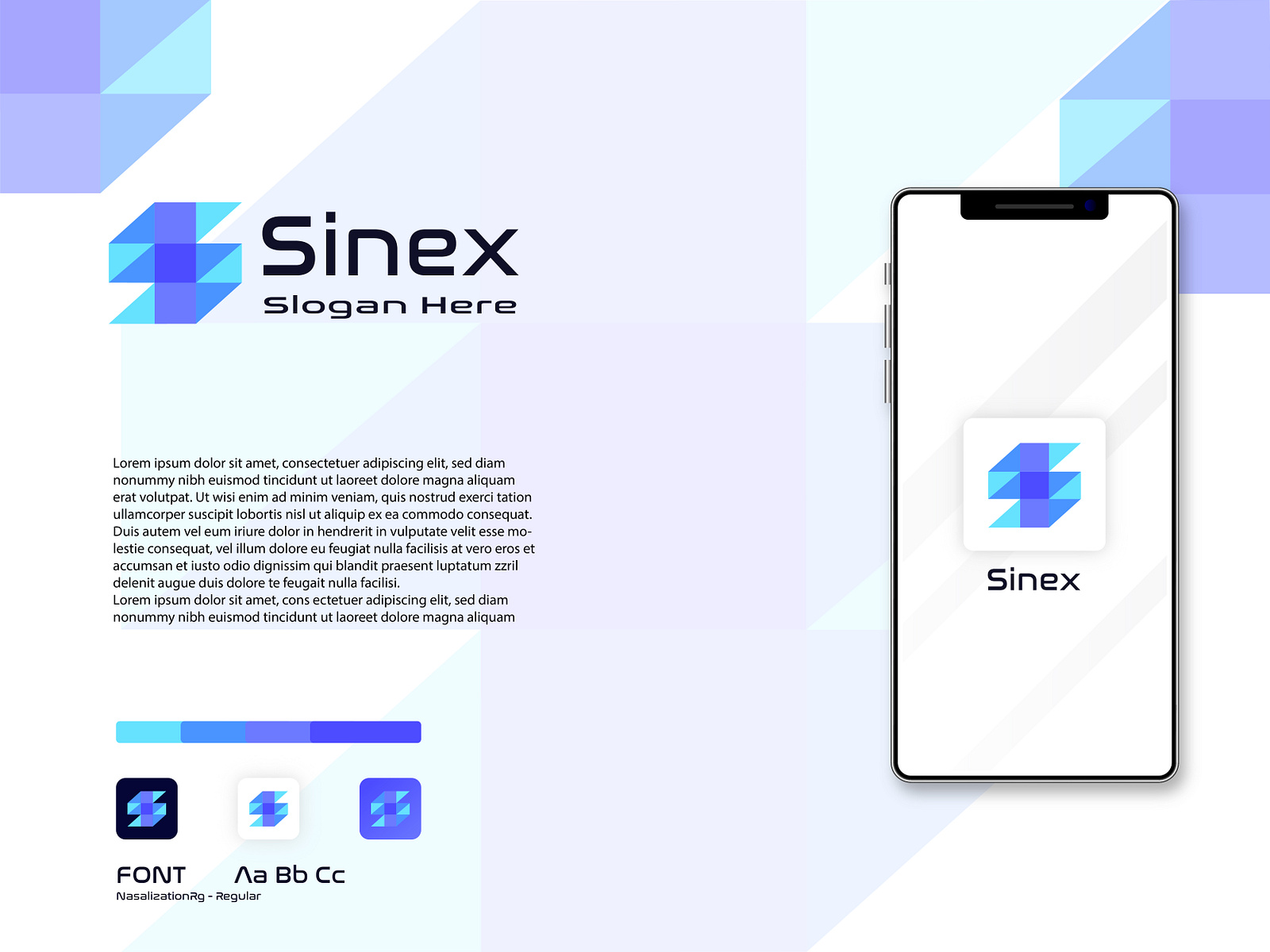 Sinex logo presentation. by Creative Hands on Dribbble