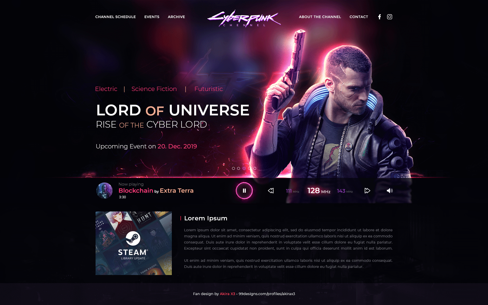 Browse thousands of Cyberpunk Website Design images for design ...