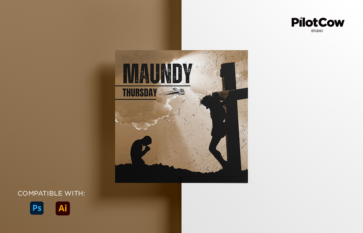 Maundy Thursday Poster by Princess Juan on Dribbble