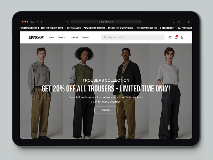 Clothing Website designs, themes, templates and downloadable graphic ...