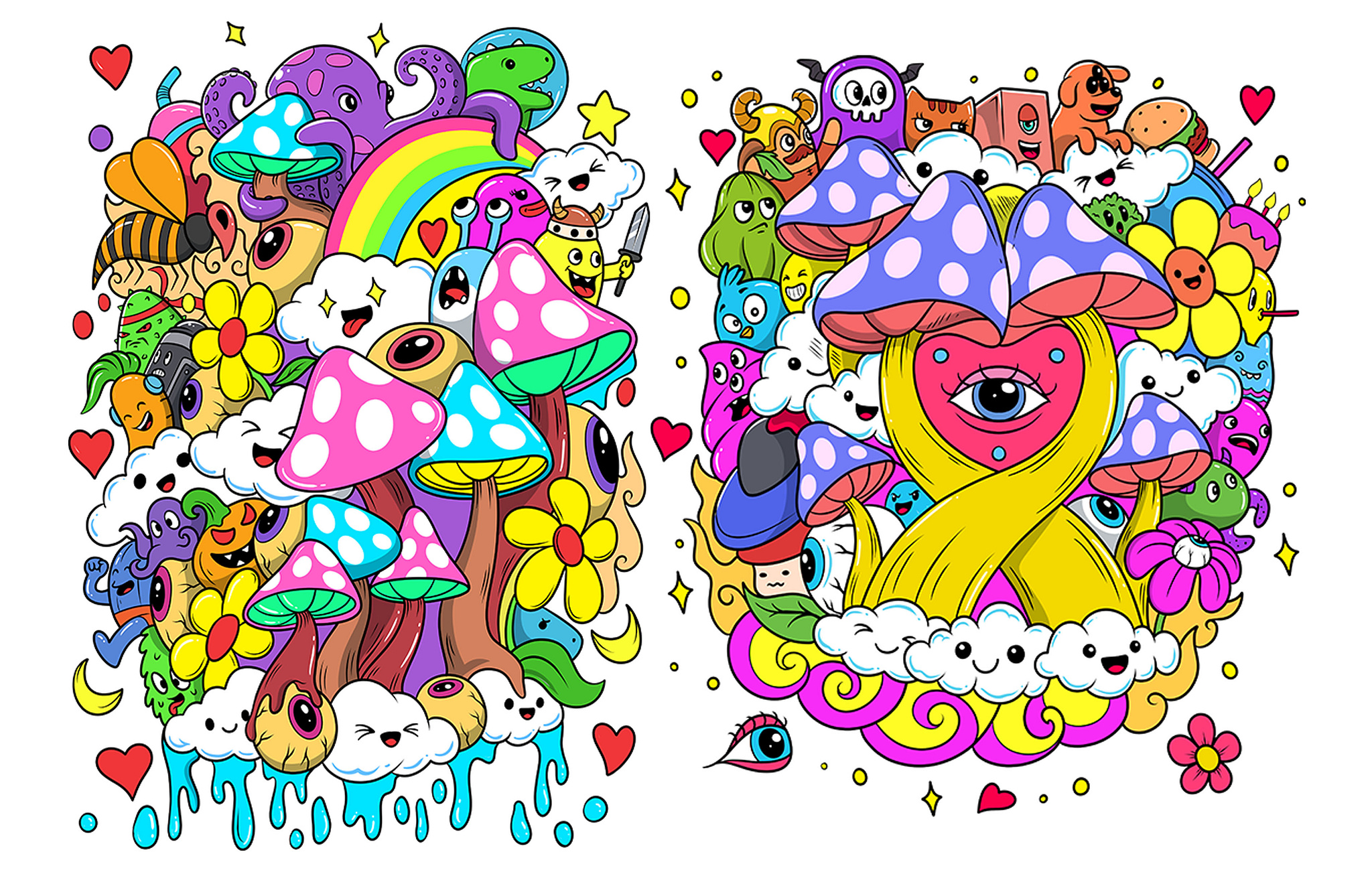 Doodle art and doodle vector illustration for any purpose by venia ...
